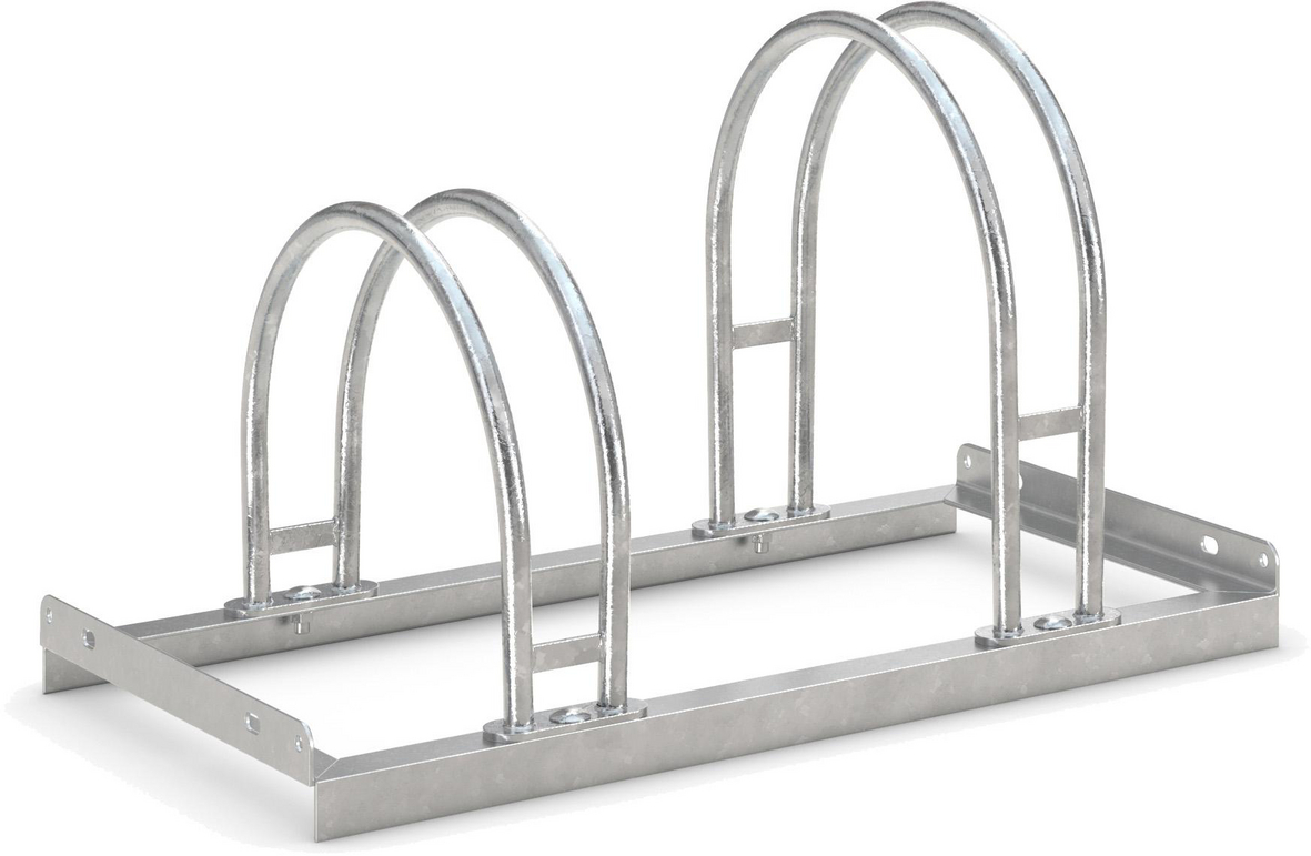 Cykelstativ 5000, bueformet, 2 niveauer, 2-12 pladser - WSM