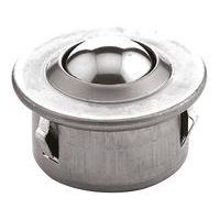 Kuglerulle m. cylindrisk sokkel - mont. ved indfældning - kap. 60 kg ...