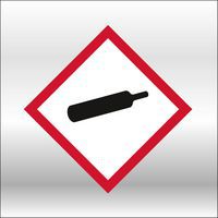 Skilt Rørmærkning ghs04-piktogram gas under tryk - Witre.dk